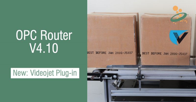 OPC Router Release 4.10 - Videojet connector and many more