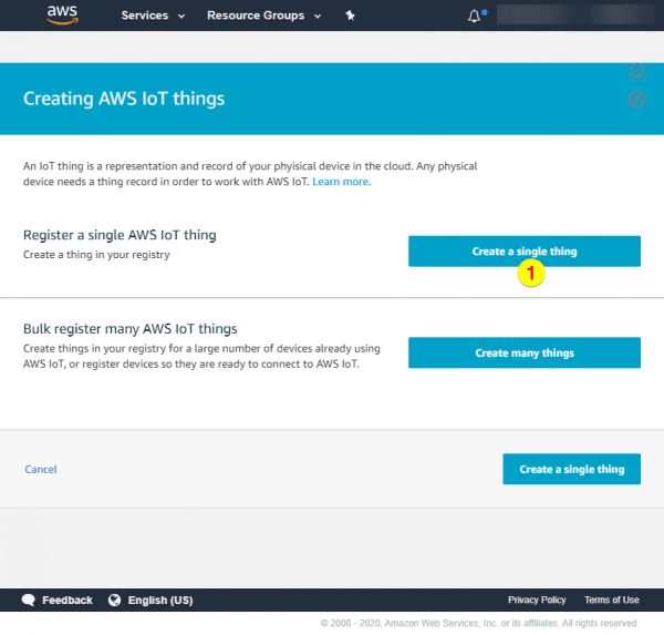 5 step tutorial: How to connect Amazon AWS IoT Cloud via MQTT