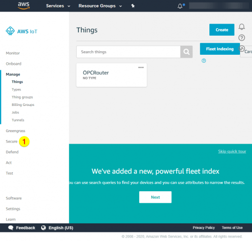 5 step tutorial: How to connect Amazon AWS IoT Cloud via MQTT