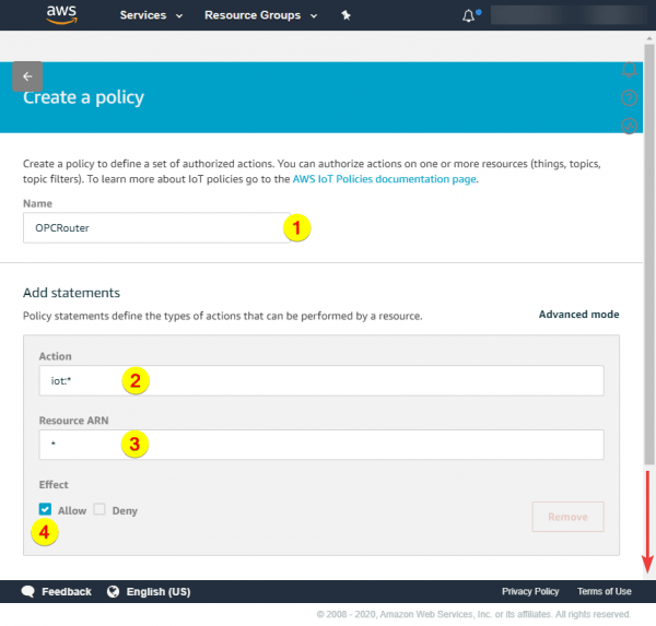 5 step tutorial: How to connect Amazon AWS IoT Cloud via MQTT