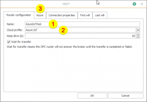 Sending Data to the Azure IoT Hub via MQTT
