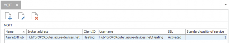 Sending Data to the Azure IoT Hub via MQTT
