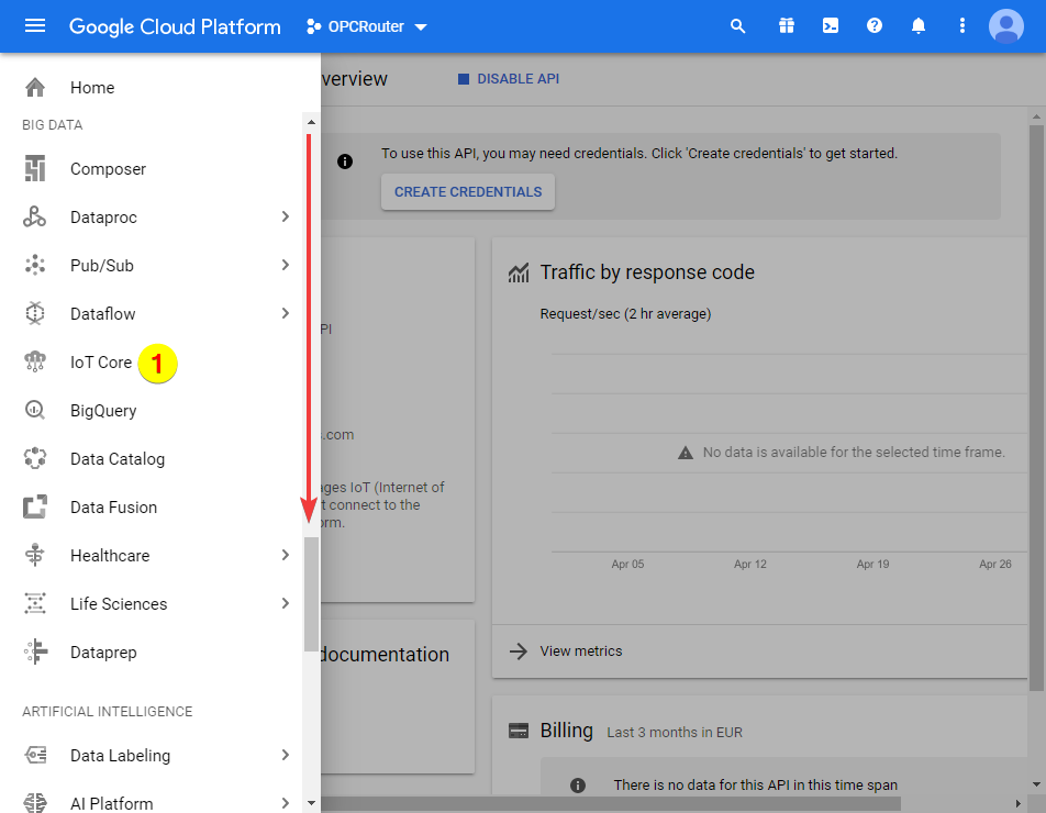 Connect Google IoT Core via MQTT - Tutorial